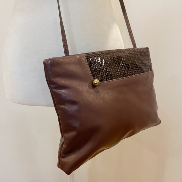 Sherl Miller | Bags | Vintage 8s Shirl Miller Ltd Maeve Leather And ...